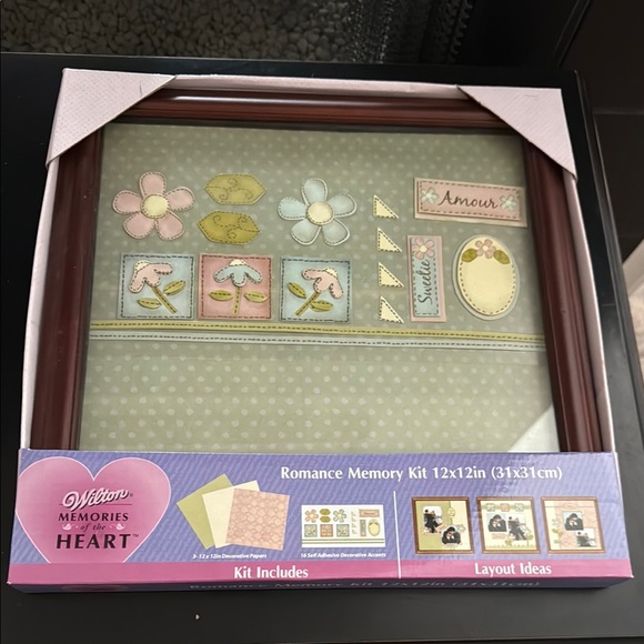 Wilton | Accents | Wilton Romance Memory Kit With Brown Frame | Poshmark